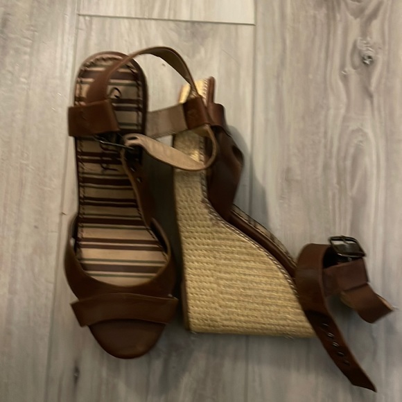 Splendid | Shoes | Splendidflemming Espadrille Wedgesandal Orange Pink ...